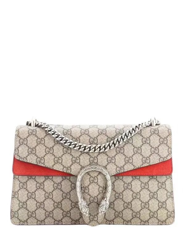 Gucci Dionysus Gg Coated Canvas Small Shoulder Bag - Red