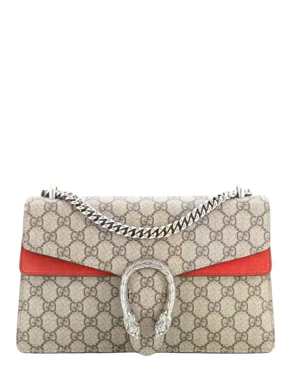 Gucci Dionysus Gg Coated Canvas Small Shoulder Bag - Red