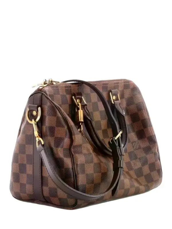 LOUIS VUITTON Speedy Bandouliere Damier 25 Satchel - Brown