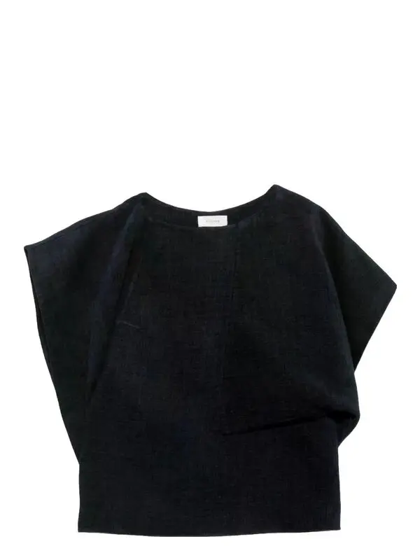 RUOHAN Draped Asymmetric Blouse - Blue