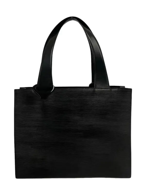 LOUIS VUITTON 1999 Epi Gemeaux Tote Bag - Black