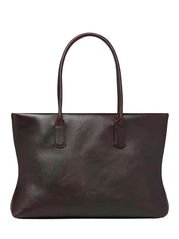 Marsèll Dipona Logo-debossed Leather Tote Bag - Red