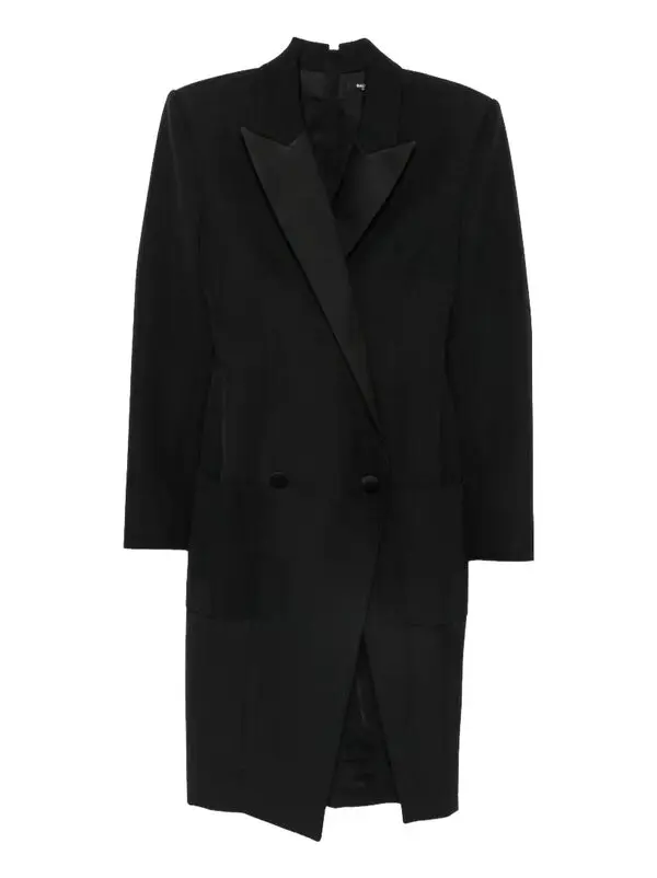 Balmain Double-breasted Midi Dress - Black