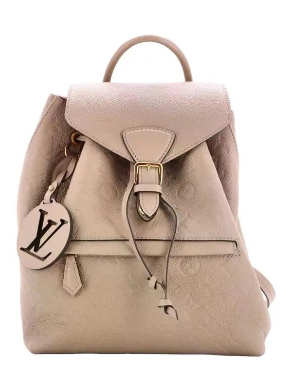 LOUIS VUITTON Monogram Empreinte Leather Pm Backpack - Neutrals