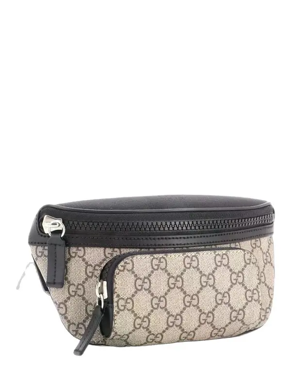 Gucci Gg Coated Canvas Medium Belt Bag - Brown