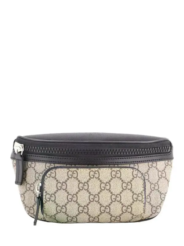Gucci Gg Coated Canvas Medium Belt Bag - Brown