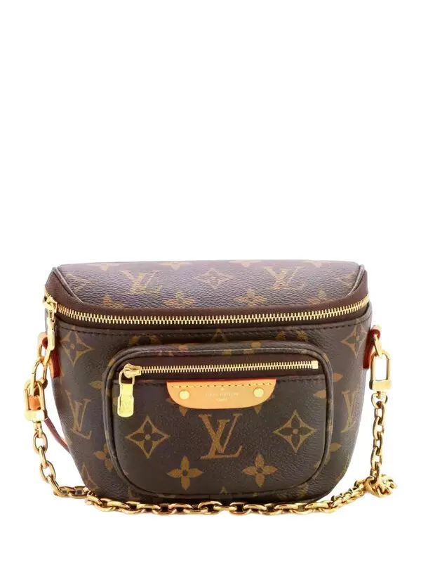 LOUIS VUITTON Monogram Canvas Mini Belt Bag - Brown