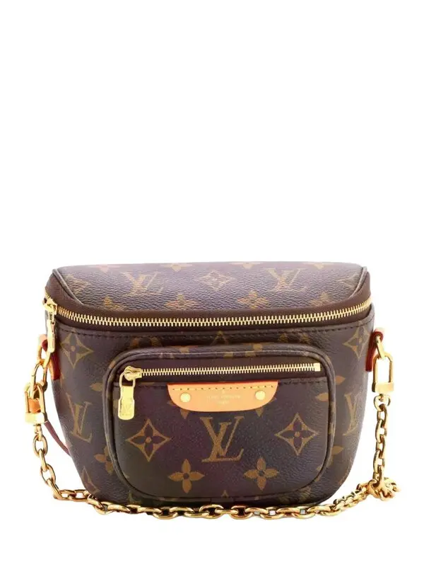 LOUIS VUITTON Monogram Canvas Mini Belt Bag - Brown