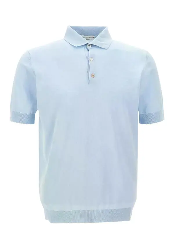 FILIPPO DE LAURENTIIS Short-sleeve Polo Shirt - Blue