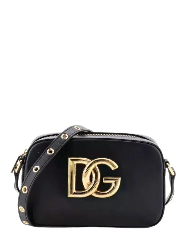 Dolce & Gabbana 3.5 Camera Bag Leather Cross Body Bag - Black