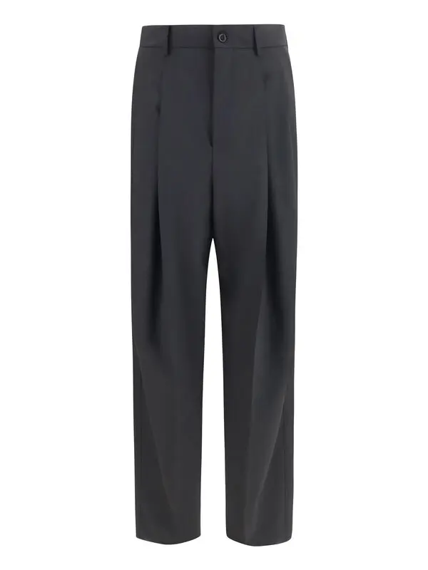 Dolce & Gabbana Wide-leg Tailored Pants - Black