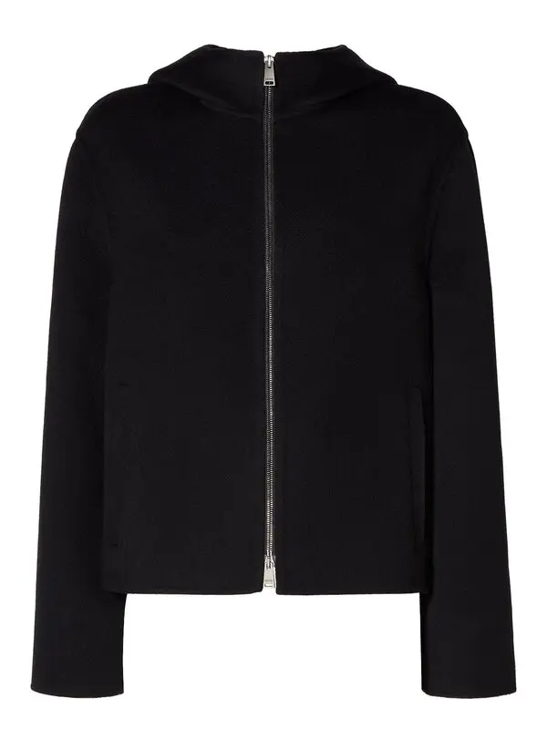 Fendi Hooded Blouson Jacket - Black