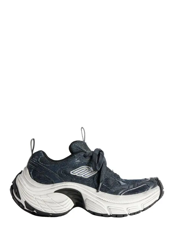 Balenciaga 6xl Denim Sneaker - Blue