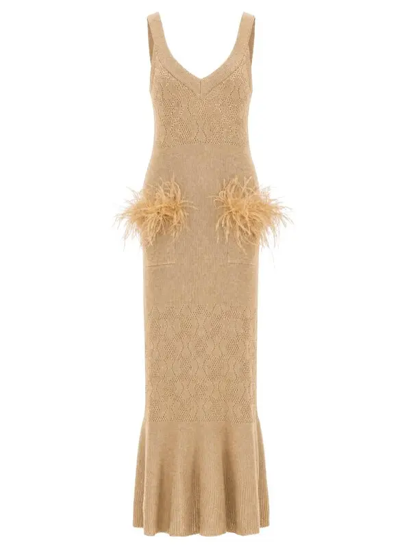 ANDREEVA Knit Dress - Brown