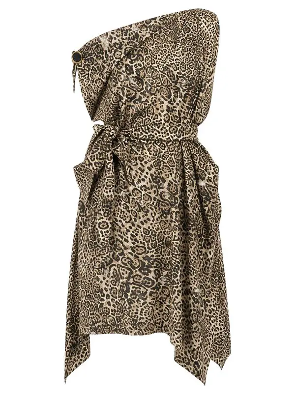 STUART TREVOR Pirate Dress - Brown