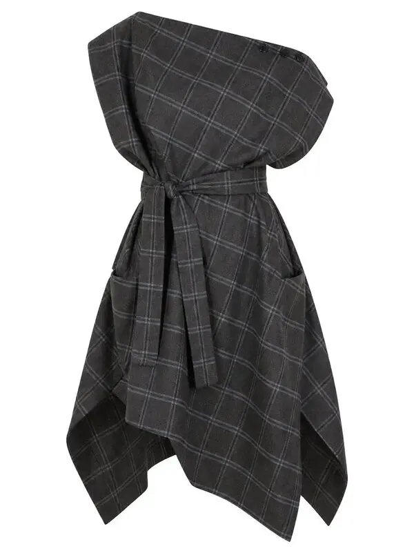 STUART TREVOR Pirate Dress - Grey