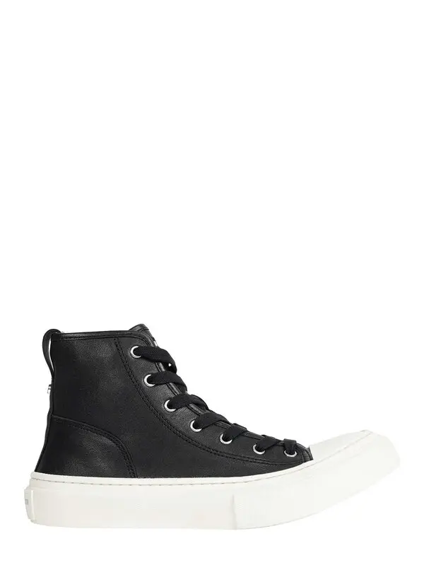 ANN DEMEULEMEESTER Ycke Vulcanized Mid-top Sneakers - Black