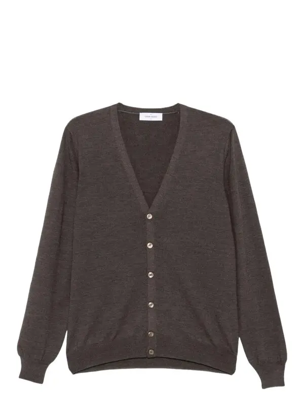 GRAN SASSO Buttoned Cardigan Knitwear - Black