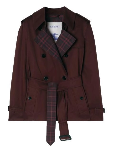 Burberry Garbardine Lakefield Trench Jacket - Reddish-brown