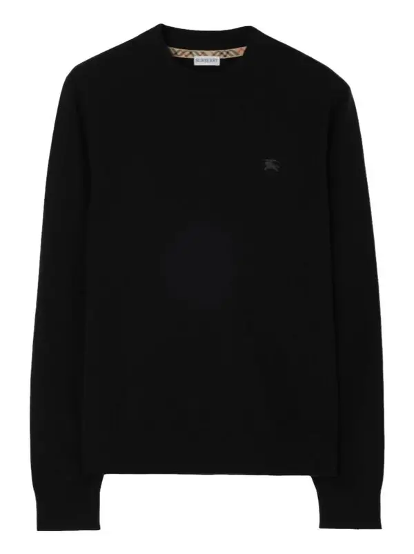 Burberry Cashmere Blend Sweater - Black