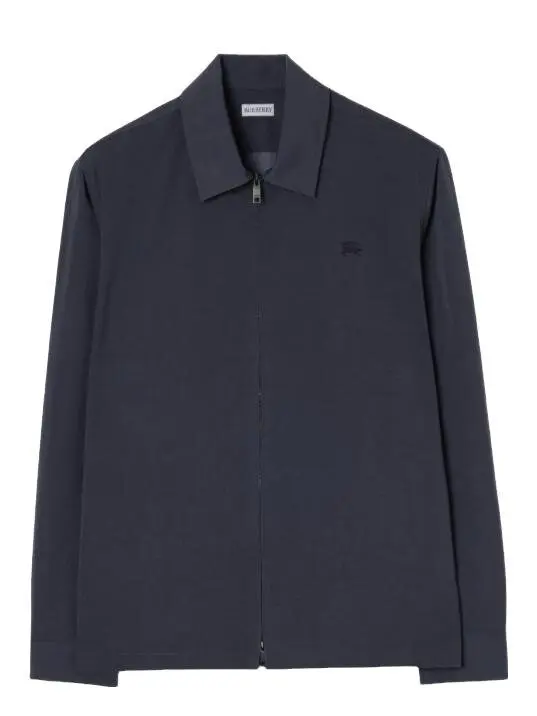 Burberry Coated Nylon Overshirt - Navy