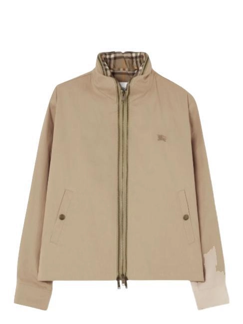 Burberry Cotton Twill Jacket With Gilet - Beige