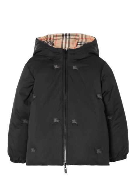 Burberry Reversible Check Puffer Jacket - Black