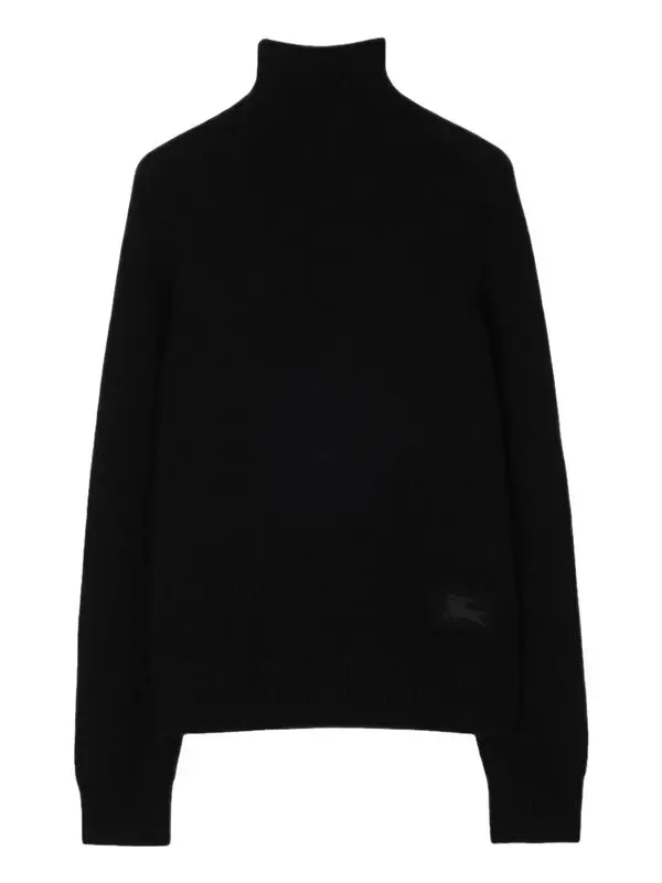 Burberry Cashmere Turtleneck Sweater - Black