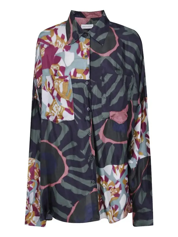 Dries Van Noten Viscose Cocoon Shirt - Khaki