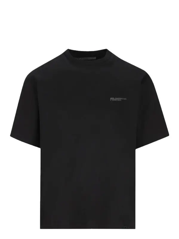 MASSIMO OSTI STUDIO Logo Print T-shirt - Black