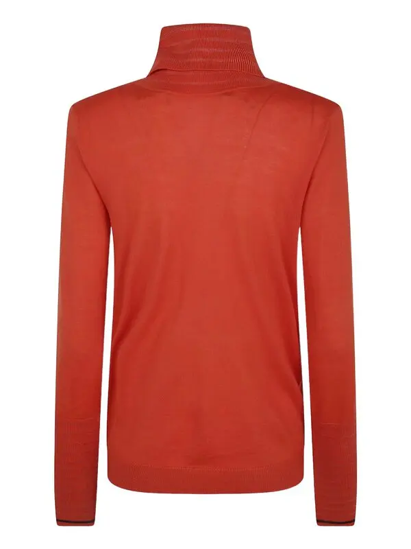 Paul Smith High Neck Jumper - Orange