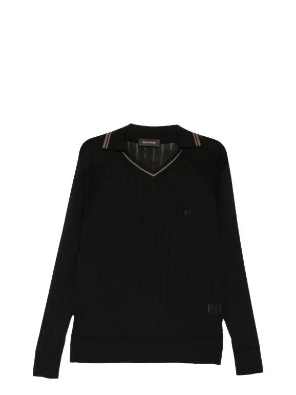 WALES BONNER Root Sweatshirt - Black