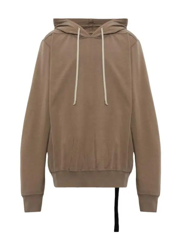 Rick Owens Oversized Long-sleeve Hoodie - Brown