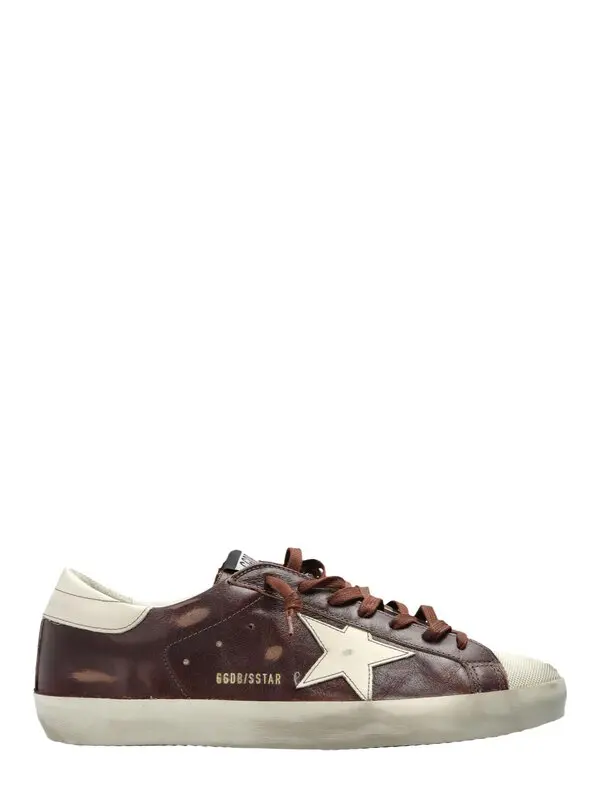 GOLDEN GOOSE Super Star Vintage Sneakers - Brown