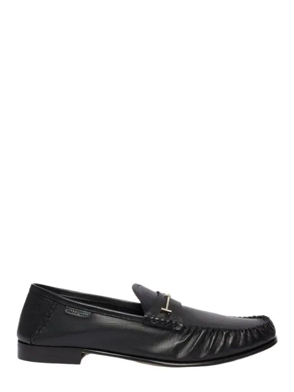 TOM FORD Round-toe Loafers - Black