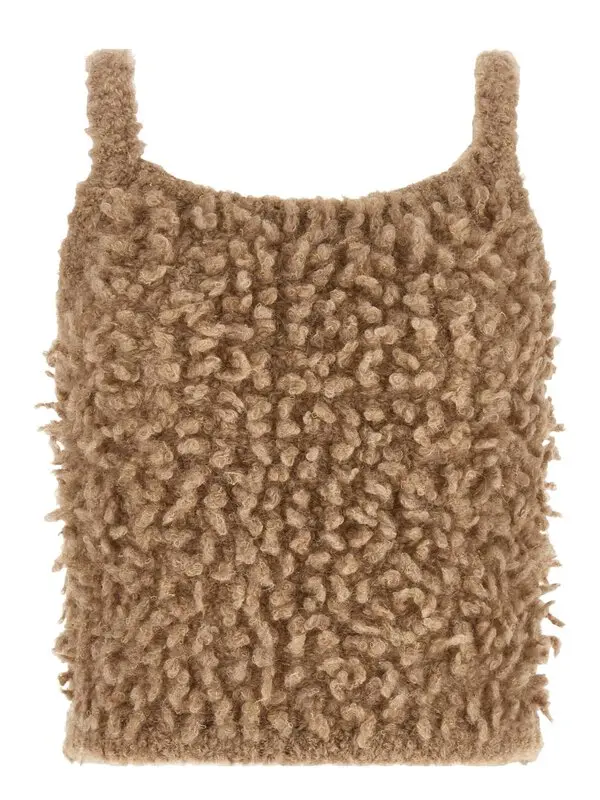 Peserico Square-neck Camisole - Beige