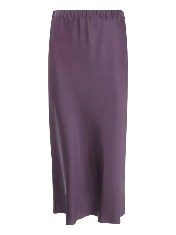 Antonelli Firenze Orinoco Satin Midi Skirt - Dark Red