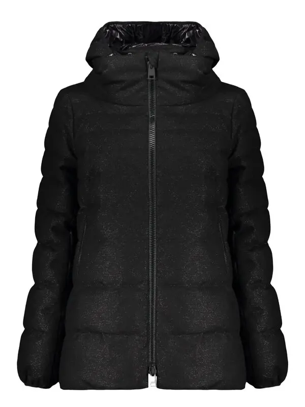 Herno Hooded Padded Jacket - Black