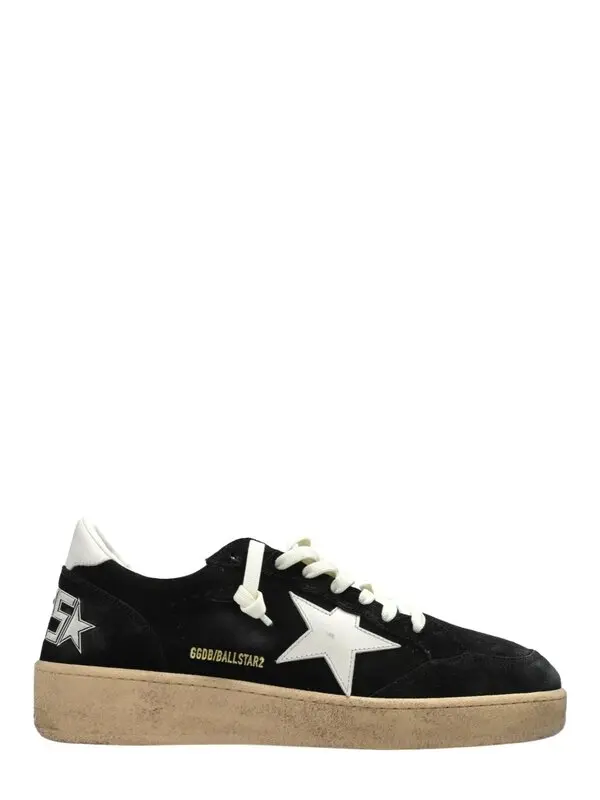 GOLDEN GOOSE Ballstar 2 Lace-up Sneakers - Black