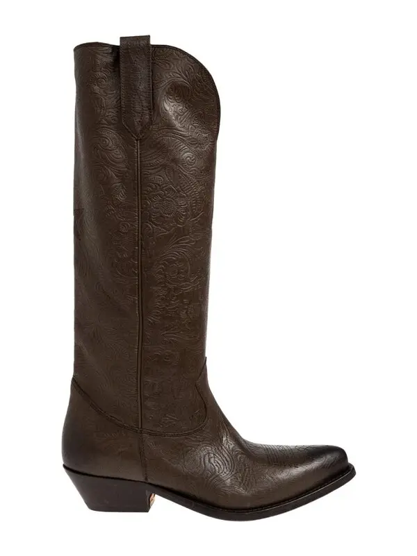GOLDEN GOOSE Wish Star Boots - Brown