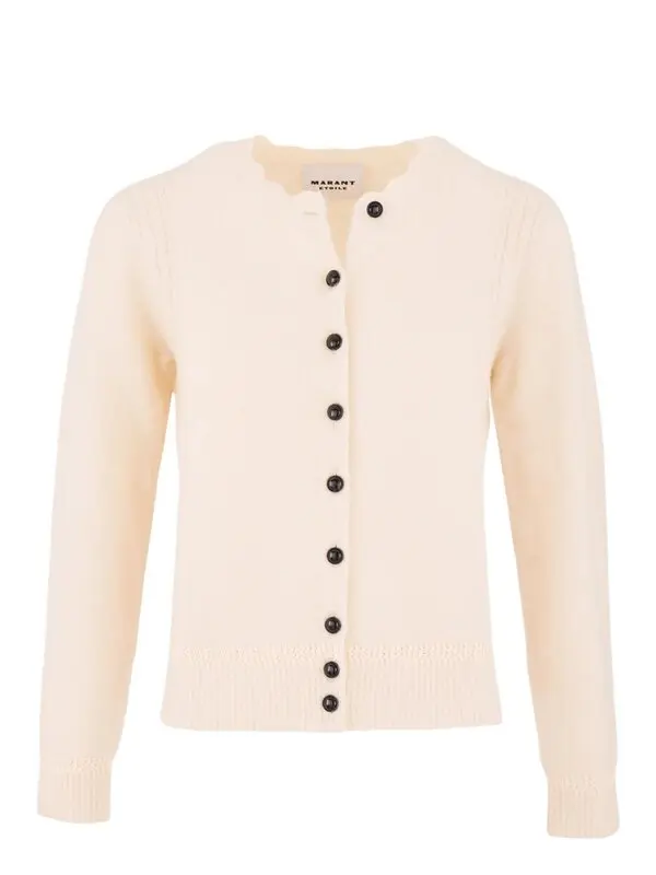 Isabel Marant Étoile Naia Cardigan - Cream