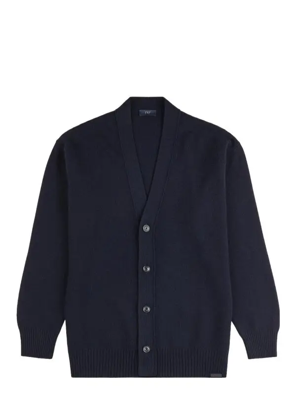 FAY Wool Cardigan - Blue