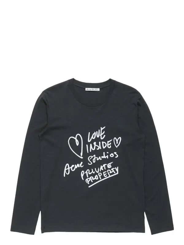 Acne Studios Graphic T-shirt - Black