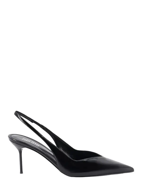 Paris Texas Lidia Slingback Pumps - Black