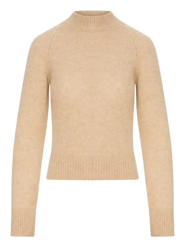 Dries Van Noten Long-sleeved Knitted Sweater - Ecru