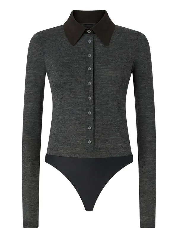 Pinko Long-sleeve Bodysuit - Black