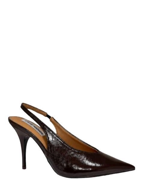 Steve Madden Pointed-toe Stiletto Heel Sandals - Black