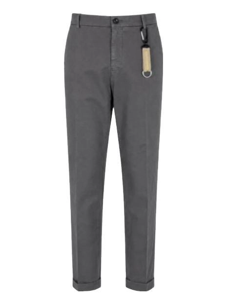 MANUEL RITZ Casual Trousers With Belt Loops - Black