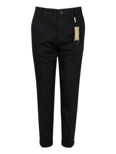 MANUEL RITZ Casual Trousers With Belt Loops - Black
