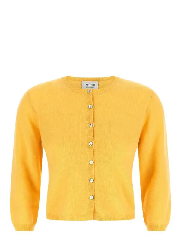 BE YOU Long-sleeve Cardigan - Yellow